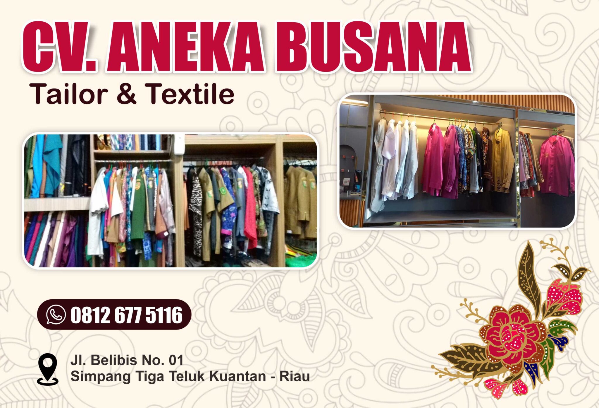 Jasa Jahit Di Taluk Kuantan Singingi Riau Cv Aneka Busana Tailor ...