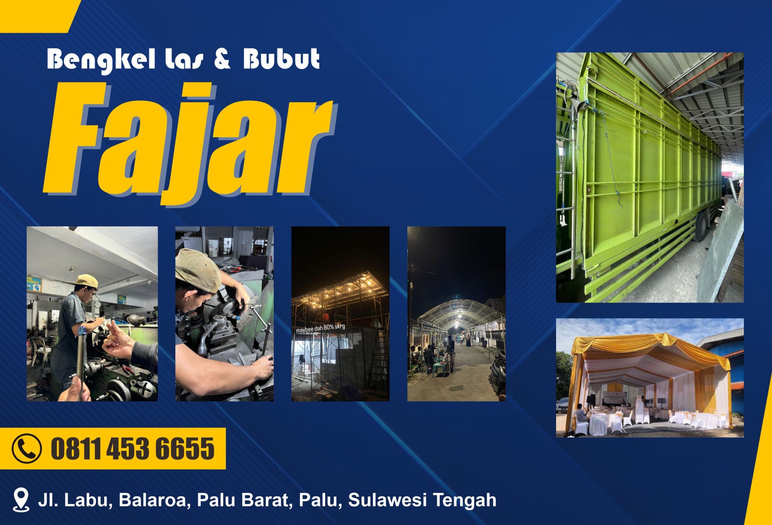 Bengkel Konstruksi Las Bubut Di Palu Sulawesi Tengah FAJAR - Klik-Online